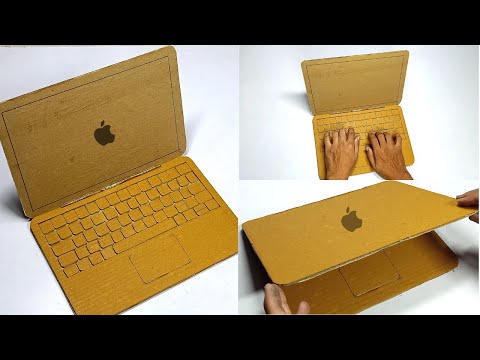How to make a Laptop | Cardboard Laptop | DIY Laptop Model | How to make Cardboard Laptop | Project
