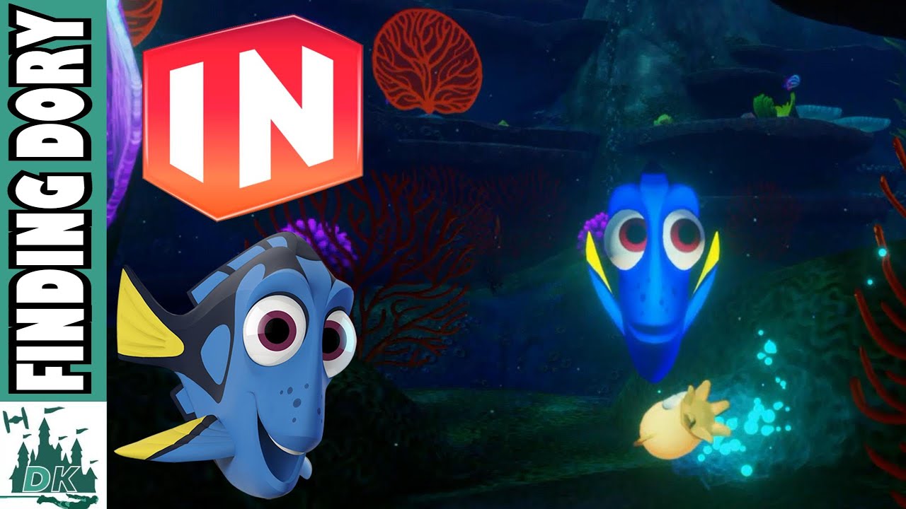 Darkened Caverns Challenge | Finding Dory Playset | Disney Infinity 3.0 ...