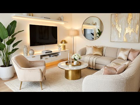 Small Modern Living Room Makeover on a Budget | Luxury Decor Tricks That Work 2026