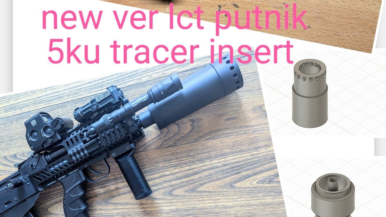 3d two pieces modular 5ku spec tracer insert for lct putnik style mock ...