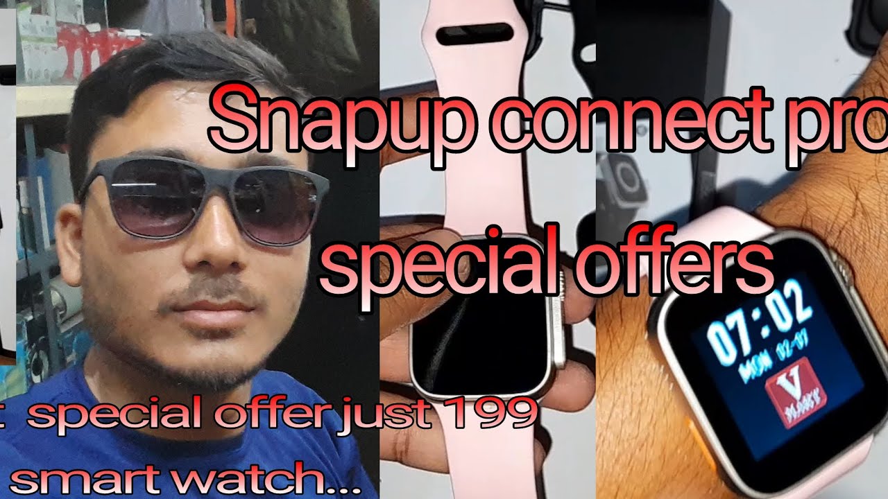 Snapup connect pro smartwatch 1.5"lcd display offers price 199 rupees just.. - YouTube