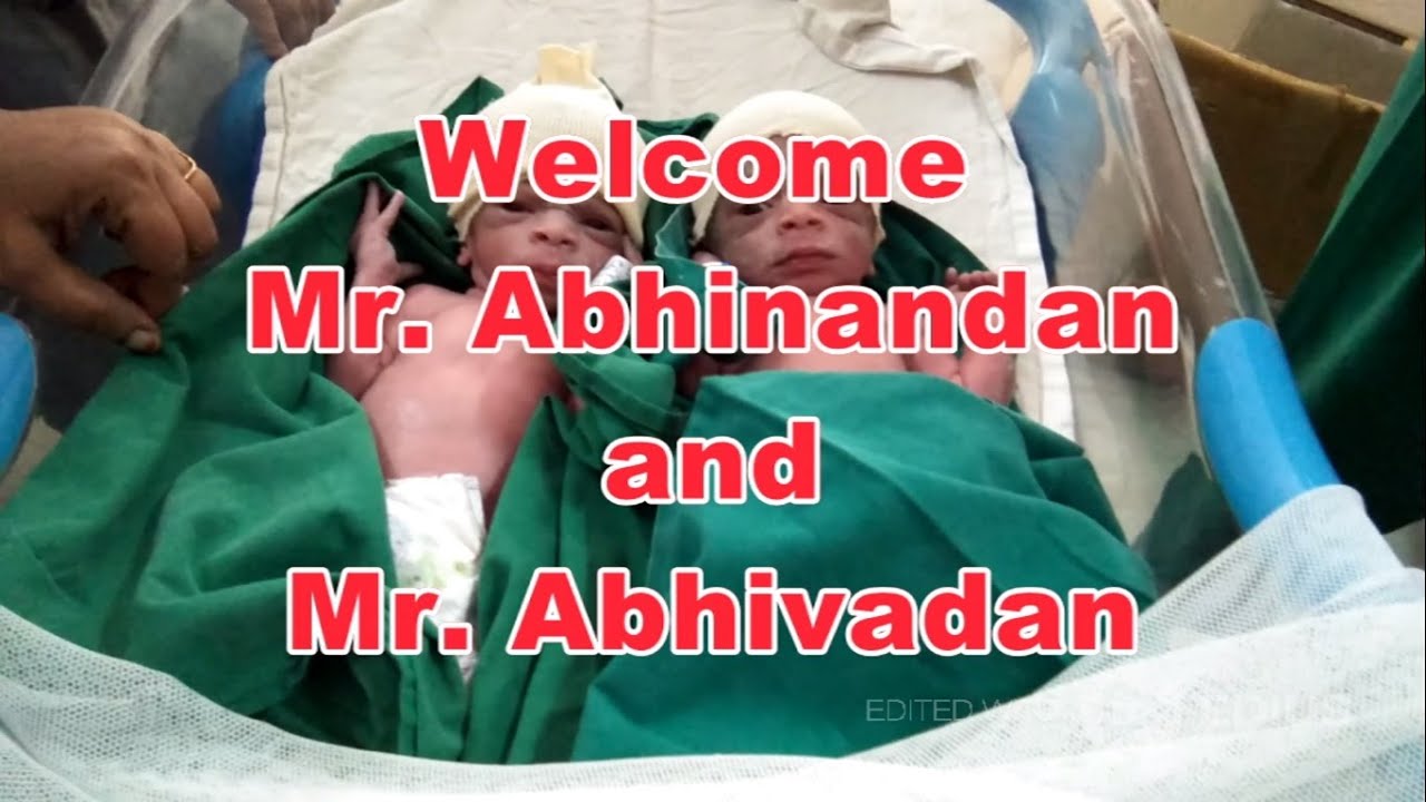 Welcome Abhinandan and Abhivadan: Mr. Twins- Sohar Song - YouTube