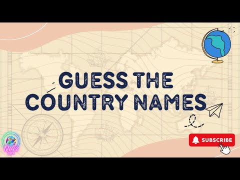 Can you guess the country name? Geography brain teaser! - YouTube