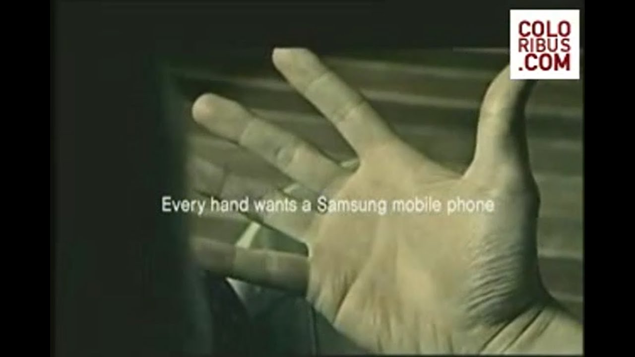 Samsung HAND Commercial - Alive Hand - YouTube