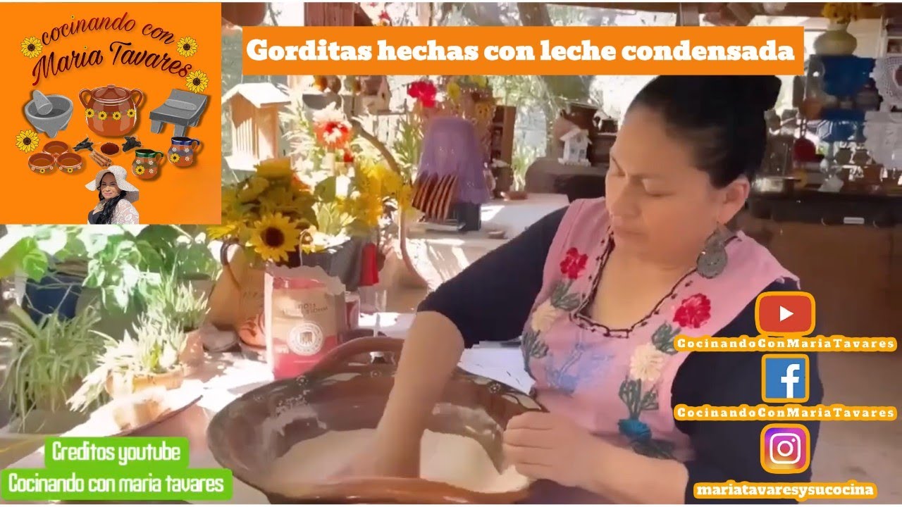Gorditas hechas con leche condensada 😋|| Cocinando Con Maria Tavares ...
