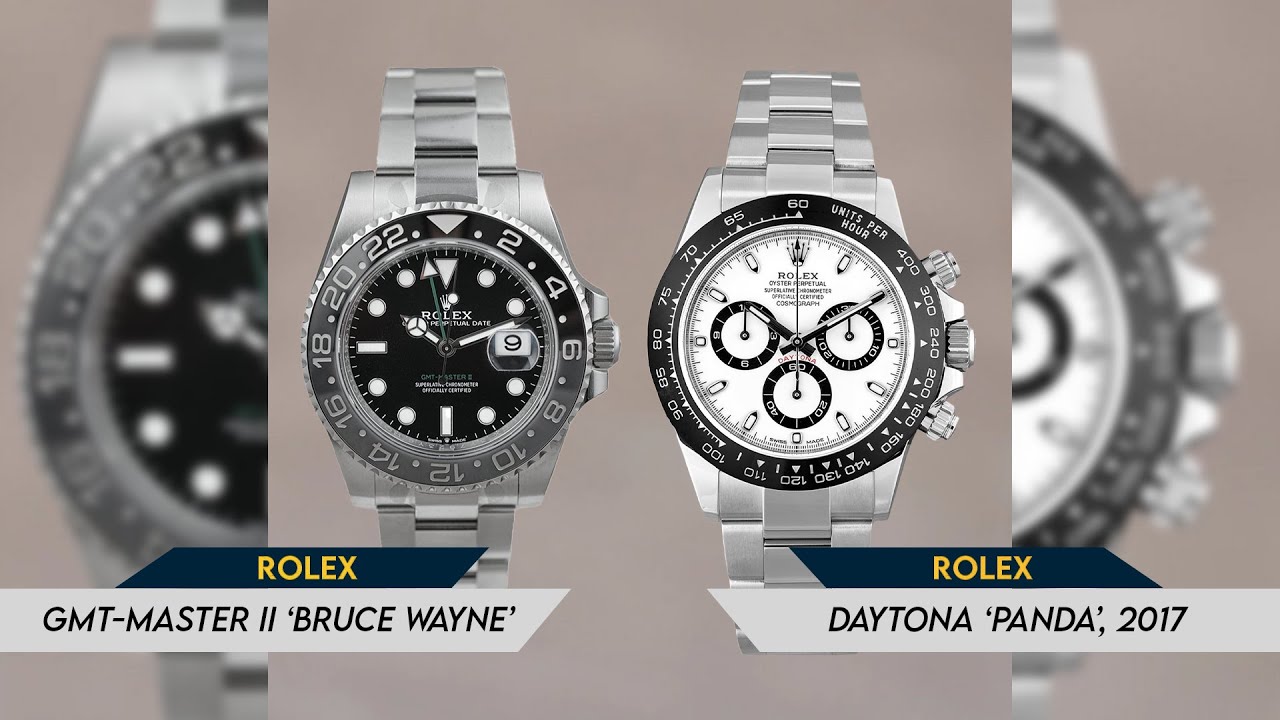 Let's try to LOOK at this Rolex Daytona Panda and Rolex GMT-Master II ...