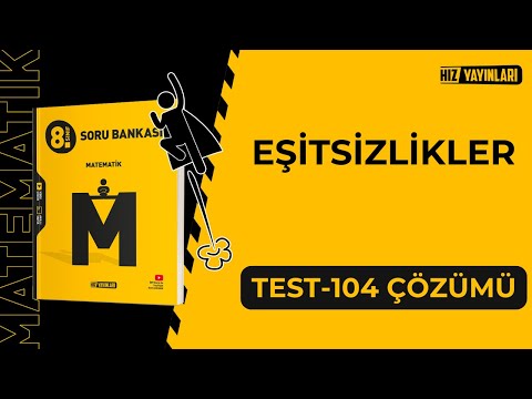 Hız Yayınları 8.Sınıf LGS Matematik | Test-104 Soru Çözümleri (Eşitsizlikler)