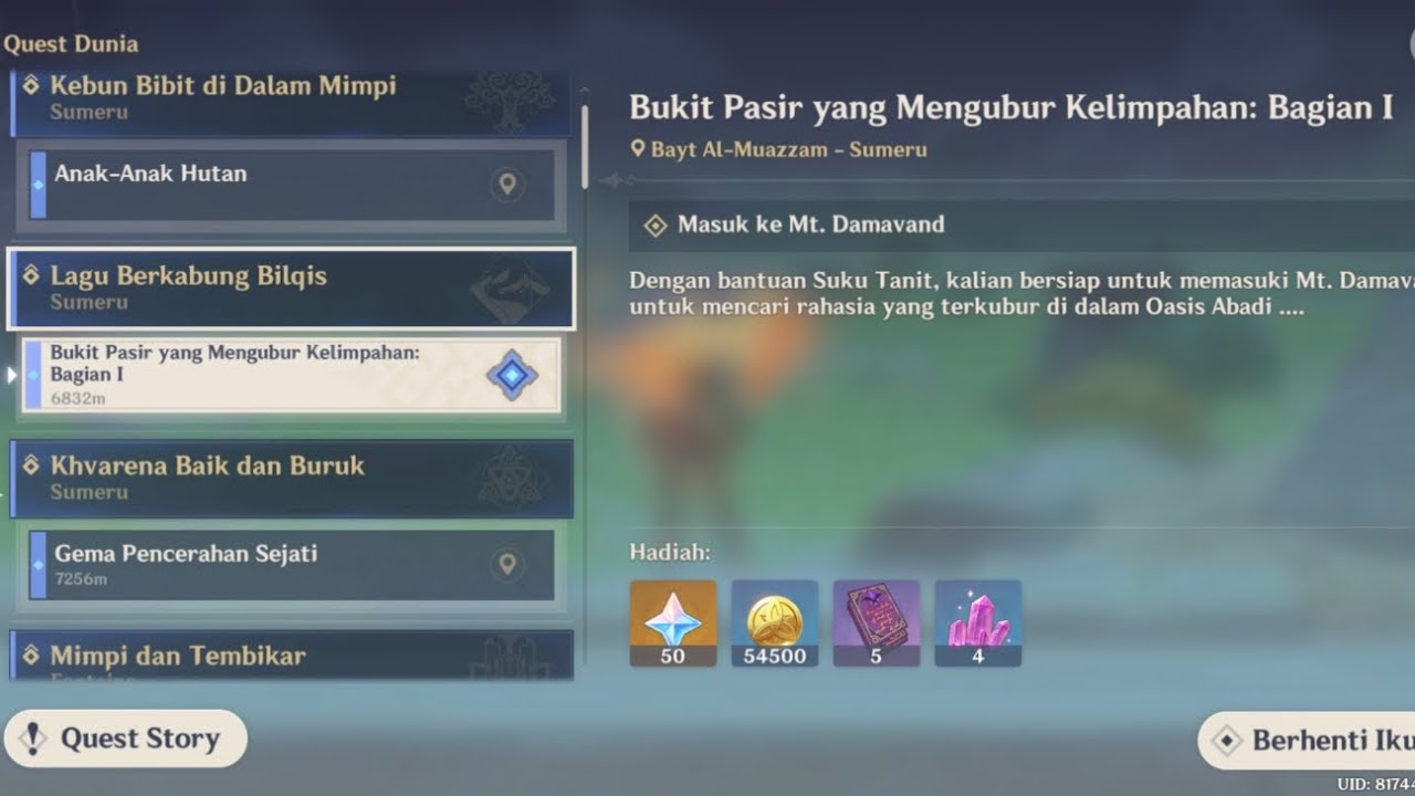 AUTO LIVE GAMPLAY GHENSIN - AKUN SUHU TAPI BELUM SUHU - LANJUT QUEST DAN EXPLORER SUMERU - YouTube