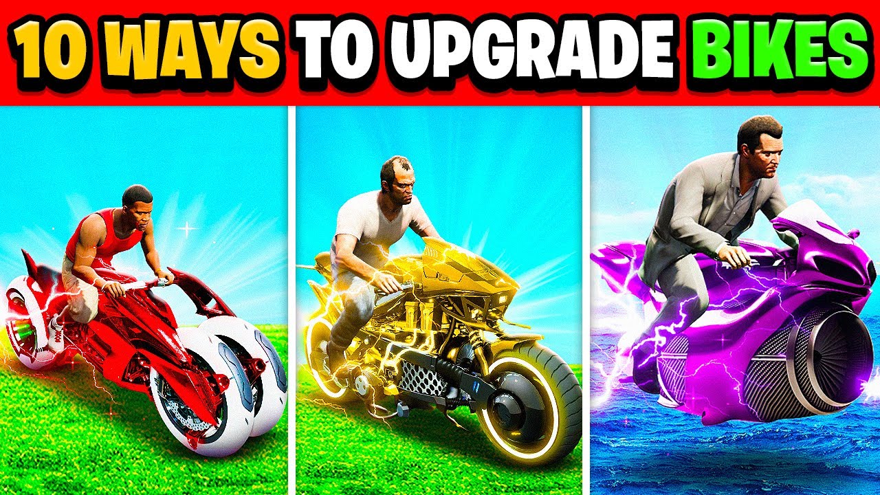 10 Best Ways To UPGRADE BIKES In GTA 5! - YouTube