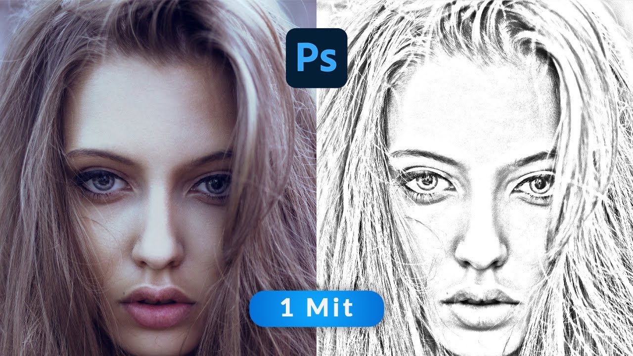 How to Convert Images to Pencil Sketches in Photoshop : Convert Photos ...