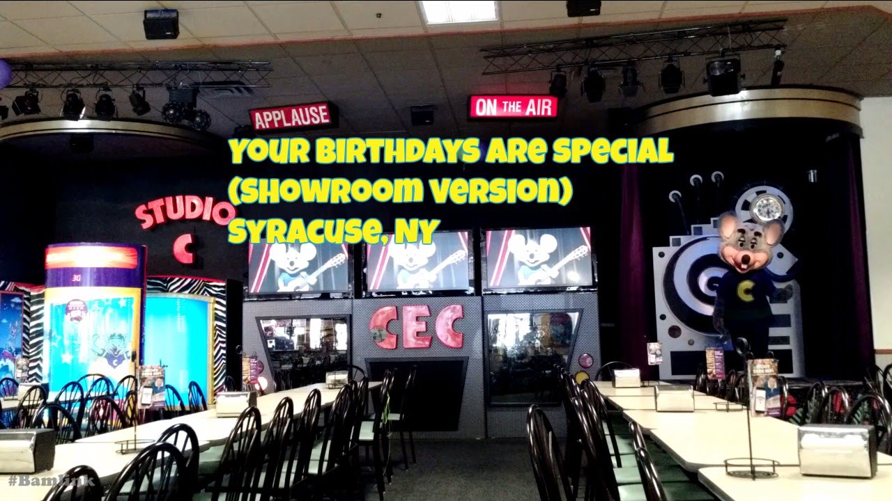 Your Birthdays Are Special (Showroom Version) Chuck E. Cheese's Studio ...