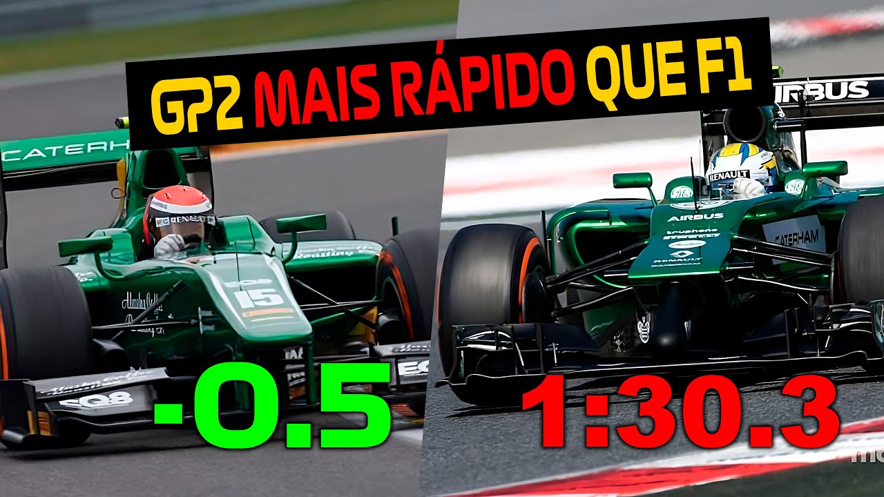 O ANO EM QUE A GP2 FOI MAIS RÁPIDA QUE A F1 - YouTube