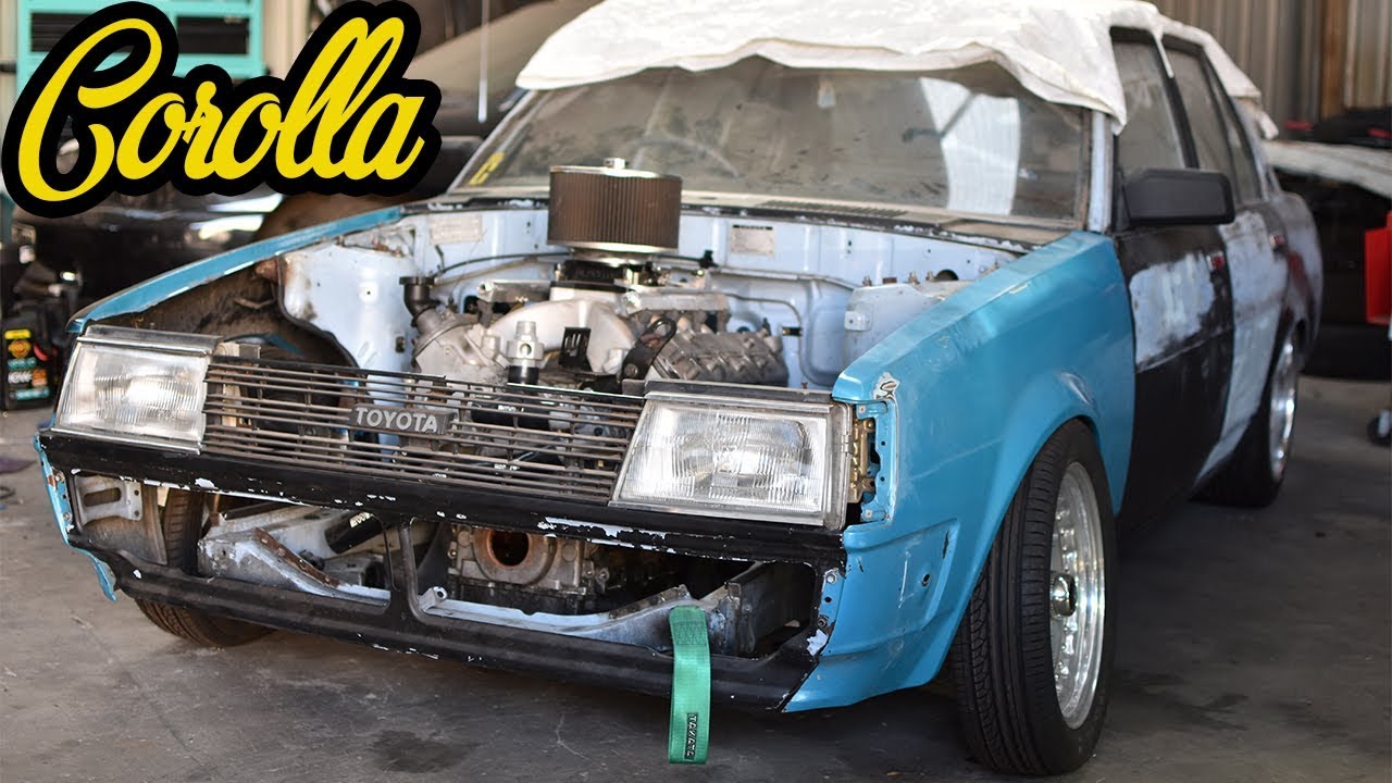 Campbell's Interview - LS1 Toyota Corolla KE70 Burnout Car - YouTube