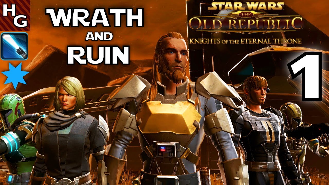 SWTOR KotET Ch.1: Wrath & Ruin Jedi Knight [LS Male] - YouTube