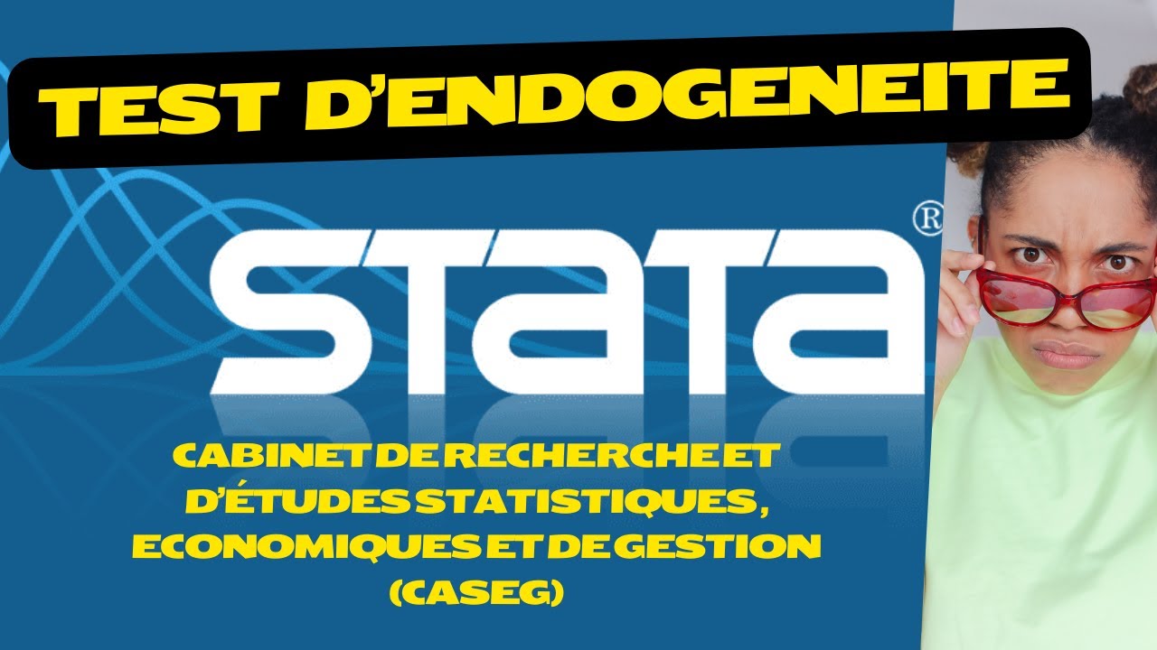 Test d'endogénéité de Hausman avec STATA - YouTube