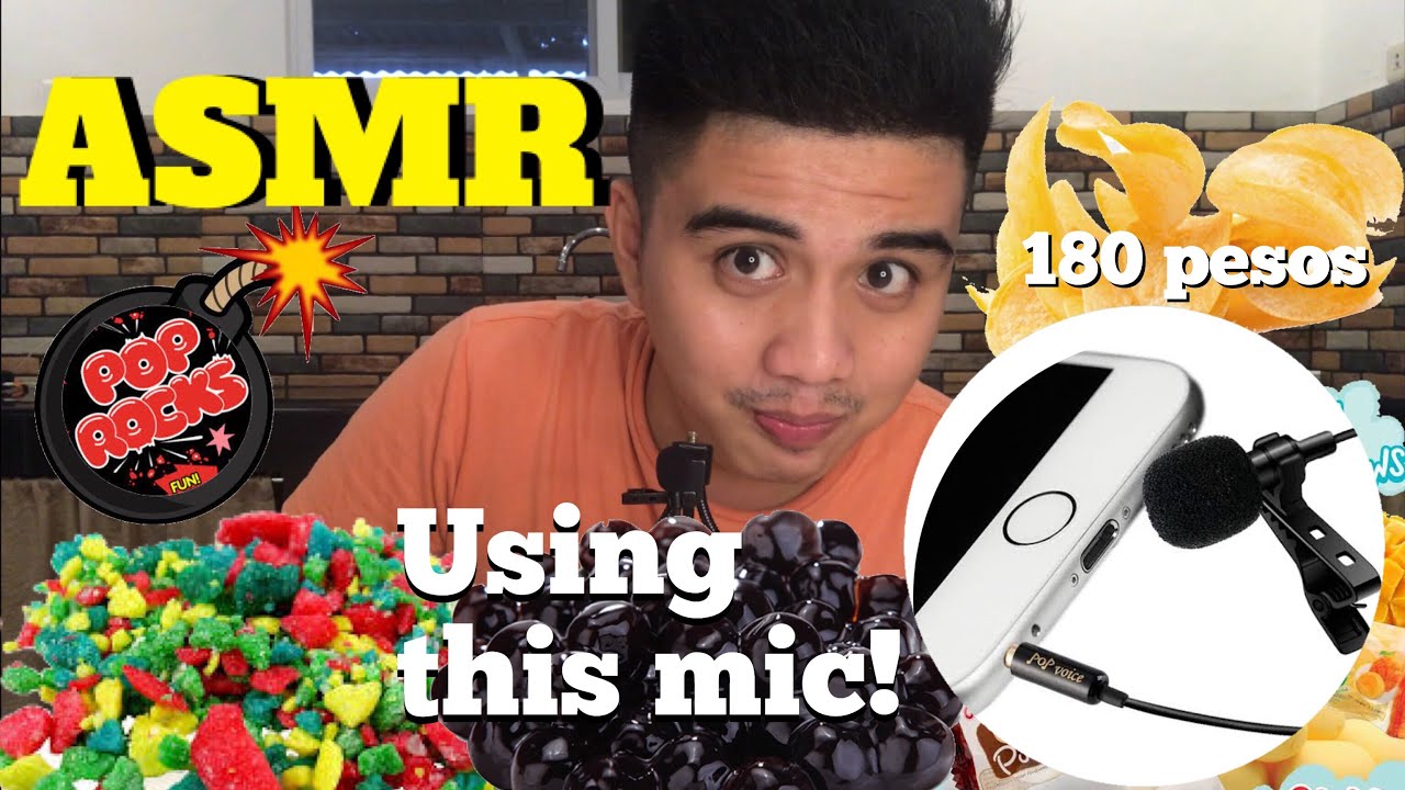 ASMR WITH 180 PESOS MIC - YouTube