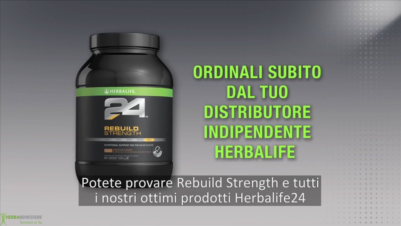 H24 REBUILD STRENGTH Herbalife24 Bevanda per il Recupero Sportivo - YouTube