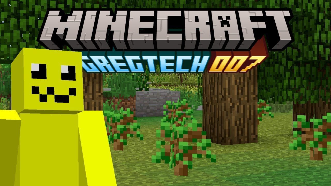 Building a simple Tree Farm! #007 | Gregtech New Horizons - YouTube