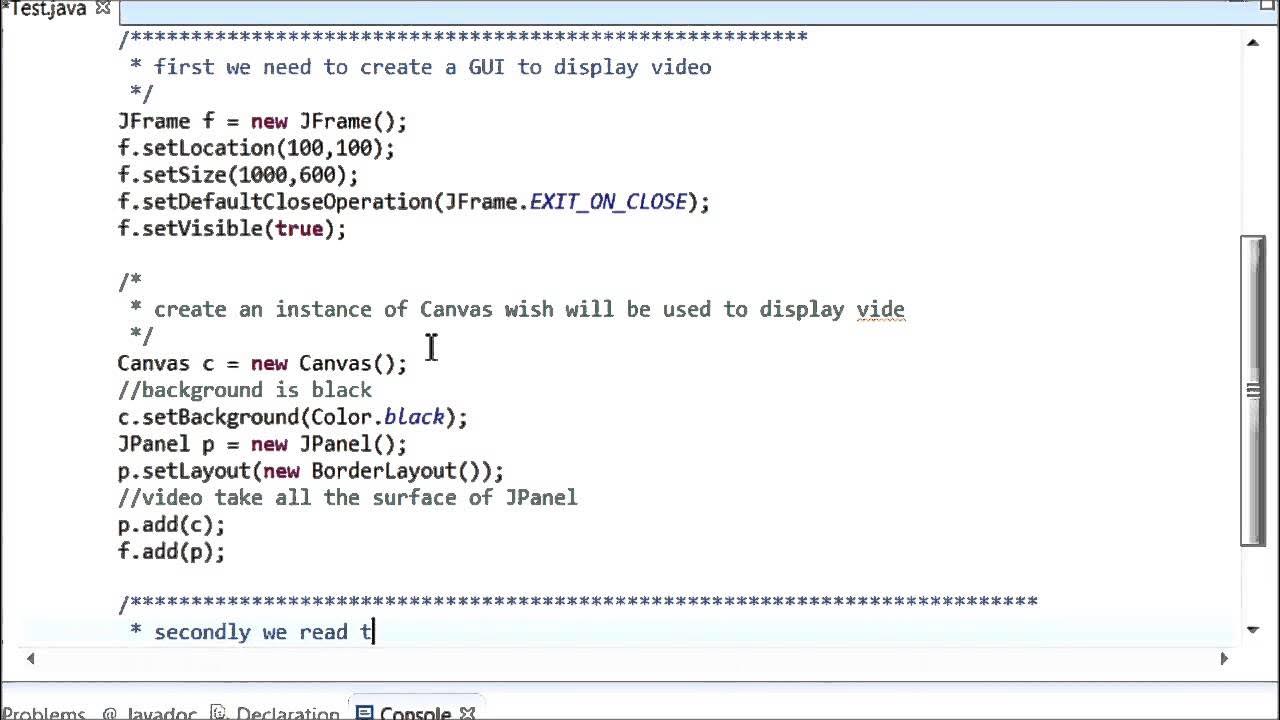Java - How to read audio and video using vlcj - YouTube