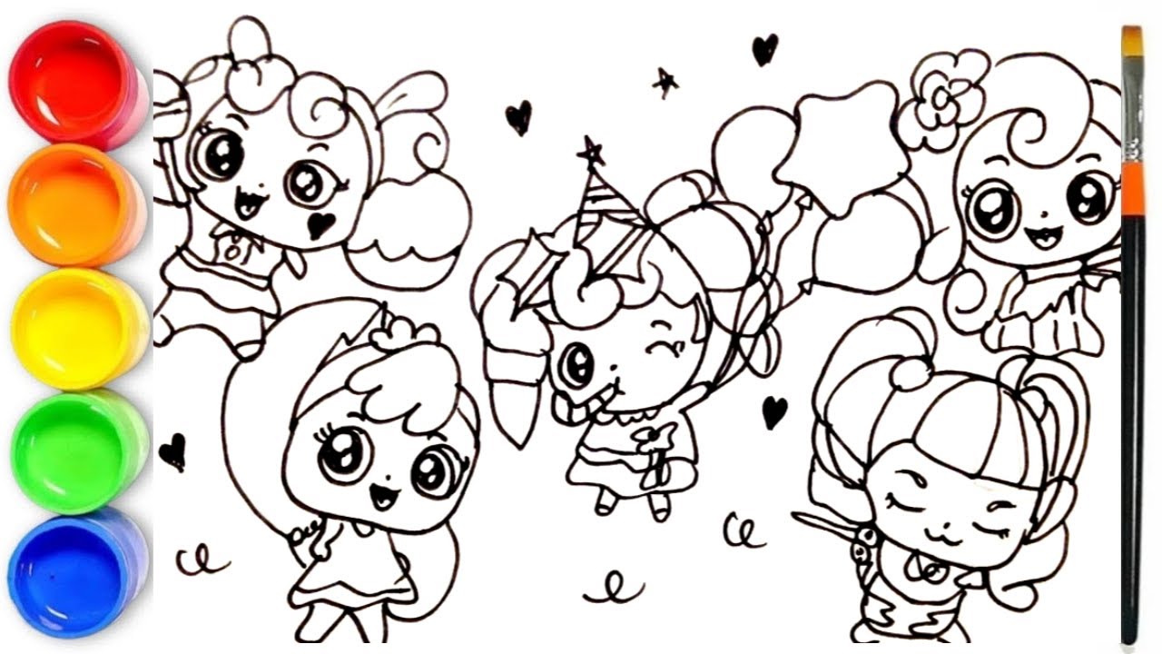 🔴 How to draw Teenieping | Teenieping | Drawing Teenieping 🔴 알쏭달쏭 캐치티니핑 ...