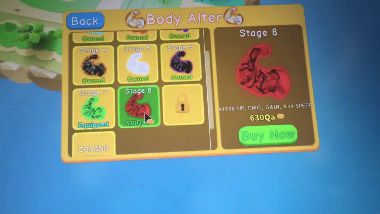 Stage 8 | Lifting Simulator Roblox - YouTube