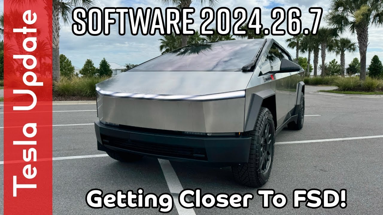 Tesla Update 2024.26.7 Is Out- What's New - YouTube