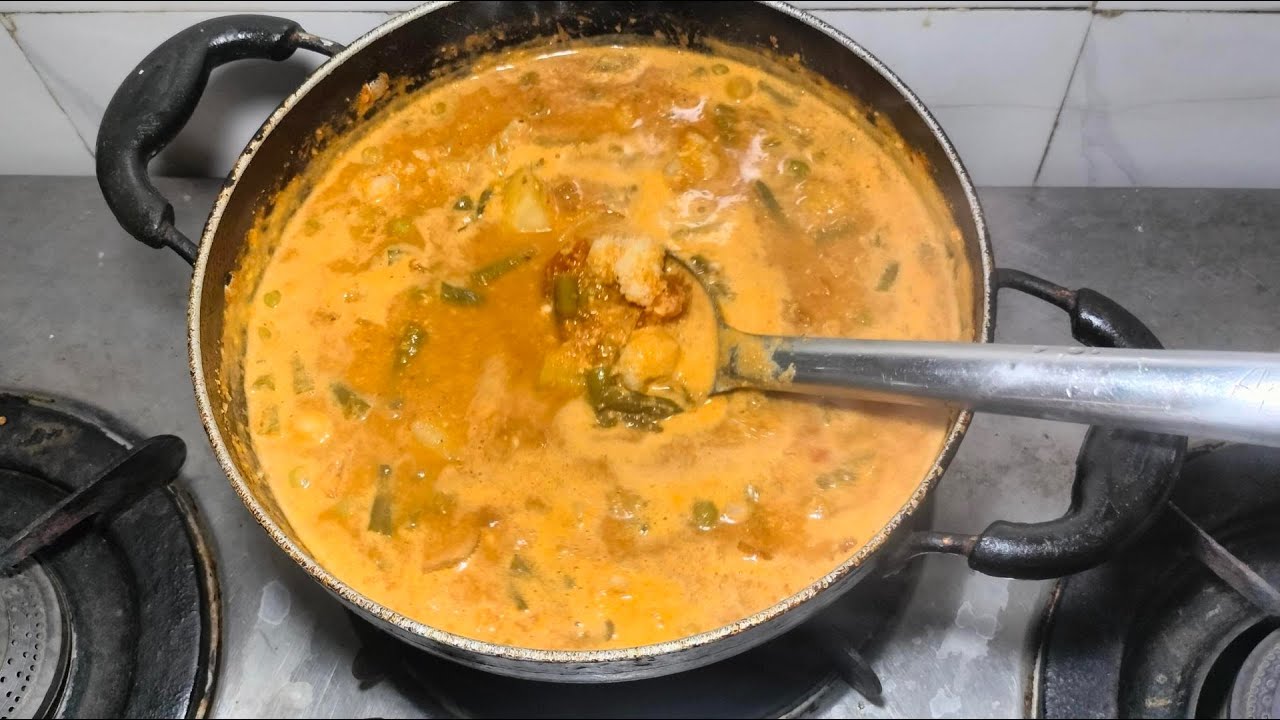 mix vegetable ghasi making recipe || ತರಕಾರಿ ಘಸೀ || sides recipe ...
