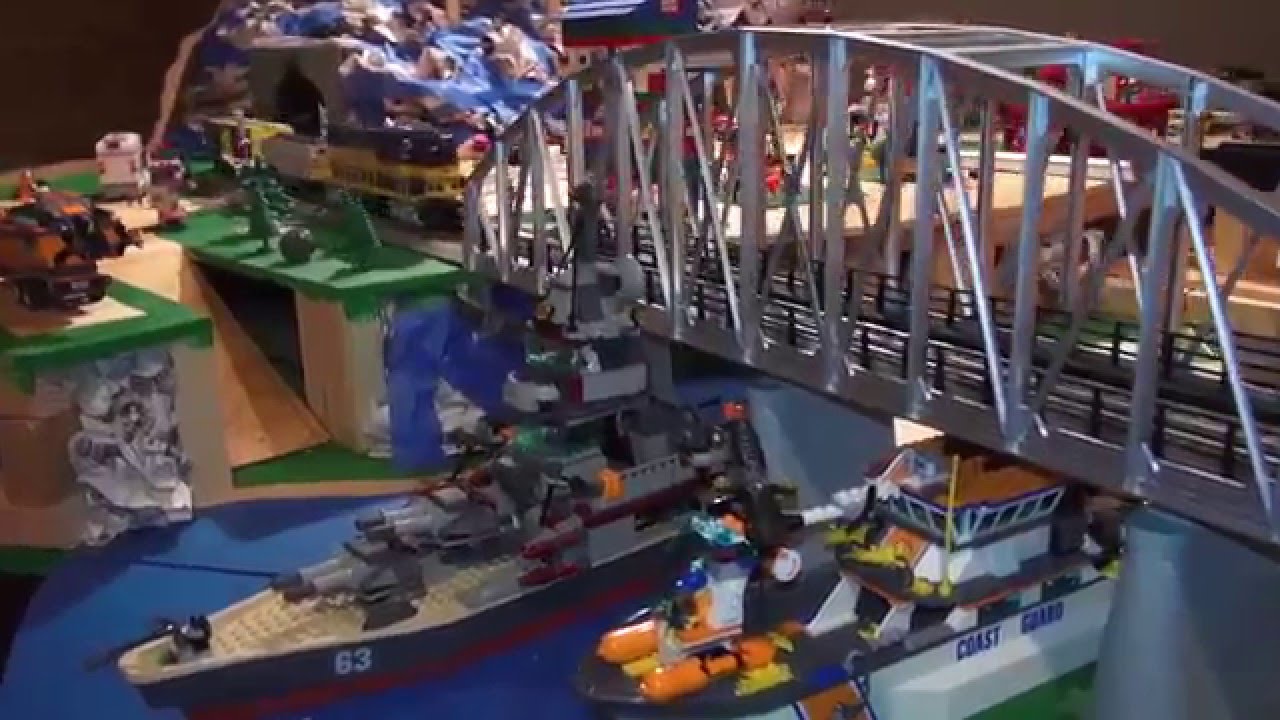 Lego City & Lionel Train Layout Update #3 - YouTube