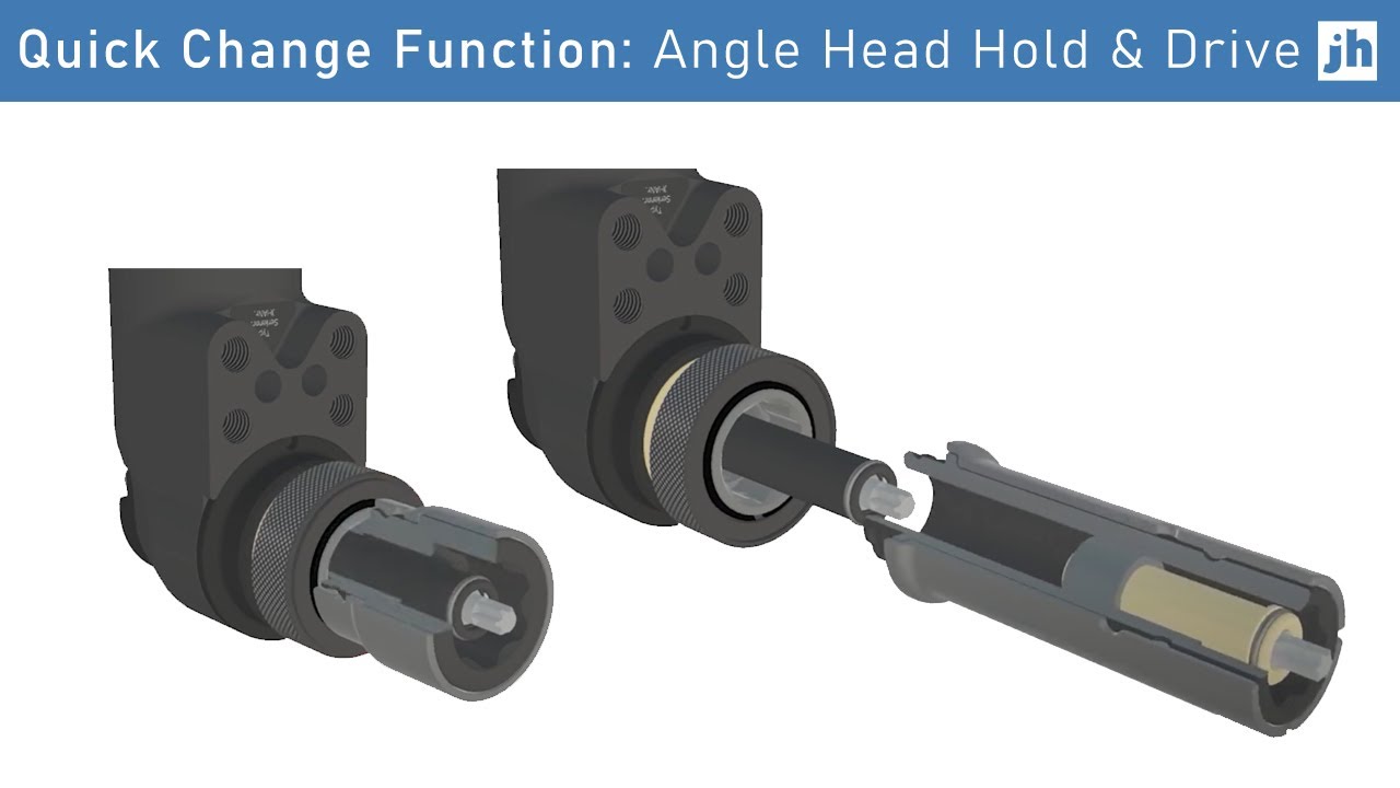 Quick Change Function: Angle Head with Hold and Drive Fastening Tool ...
