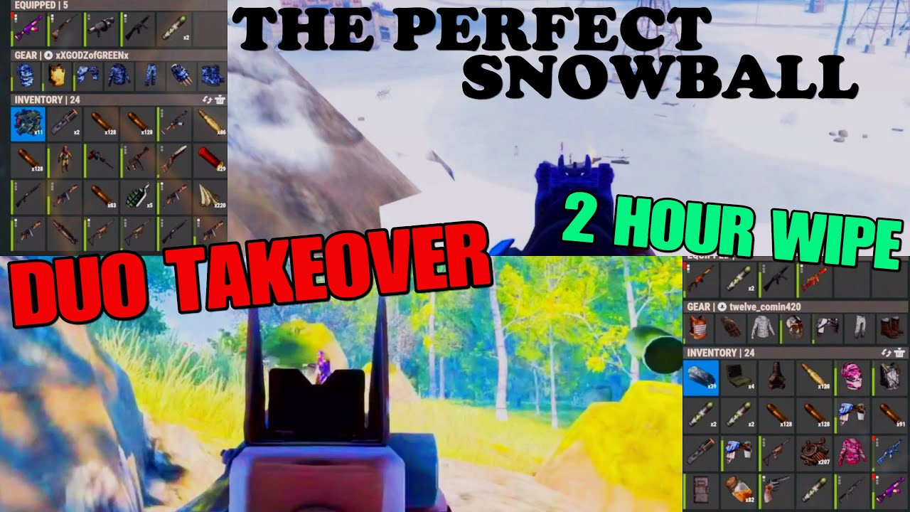 The Perfect Duo Snowball Rust Console Youtube