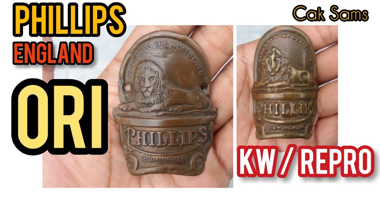 Cara Membedakan Emblem Atau Logo Sepeda Phillips Made In England Ori ...