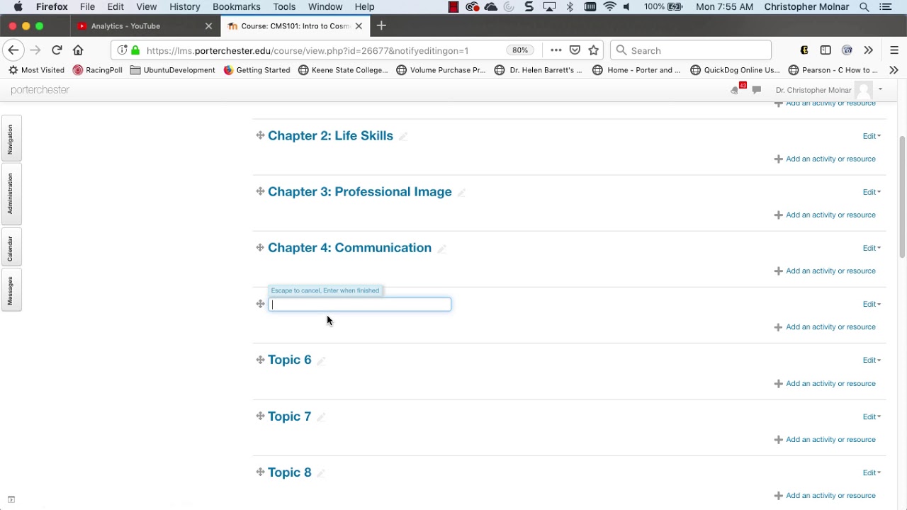Moodle - Create Course from Outline - YouTube