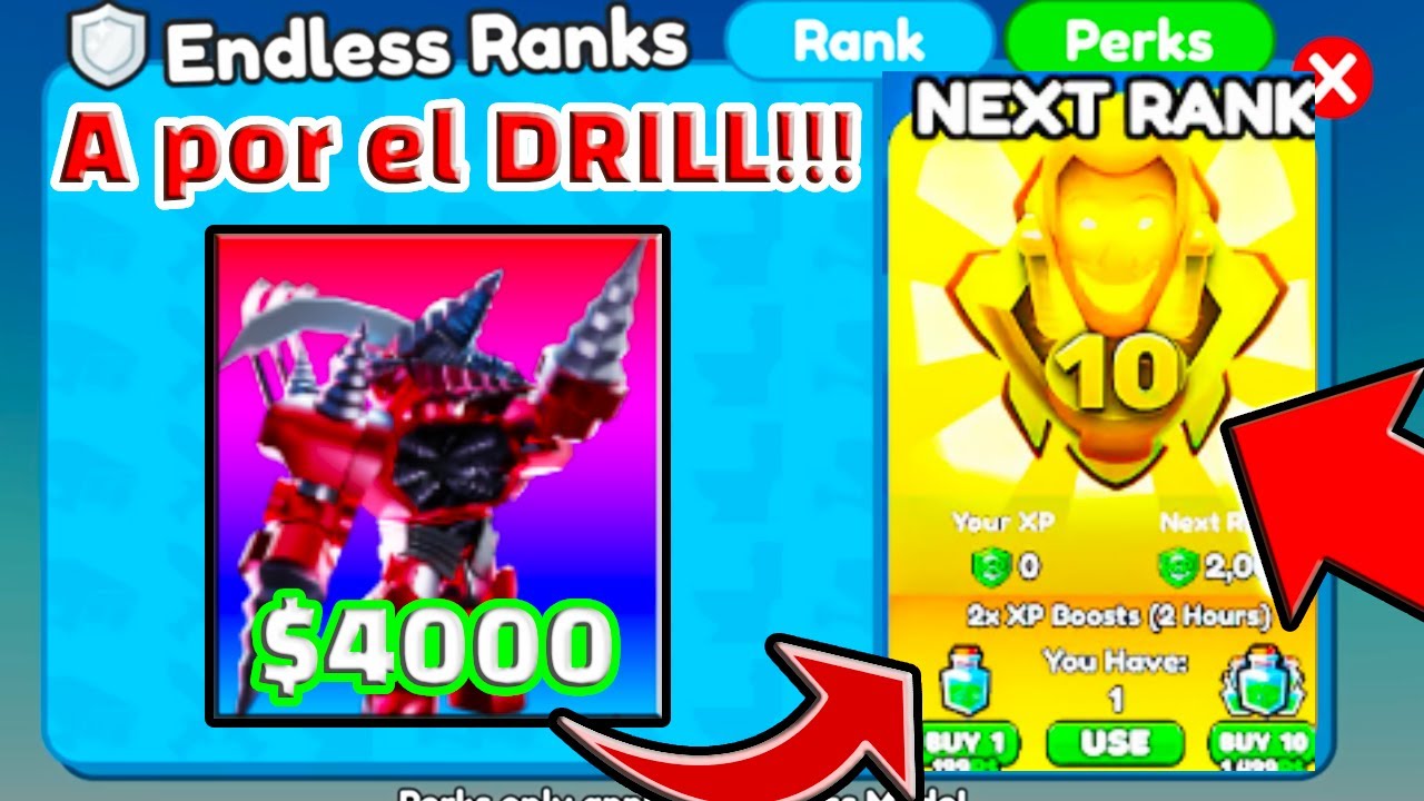 🔥Llegando al RANGO 10 en ENDLESS RANKS con SUBS - Directo Toilet Tower ...