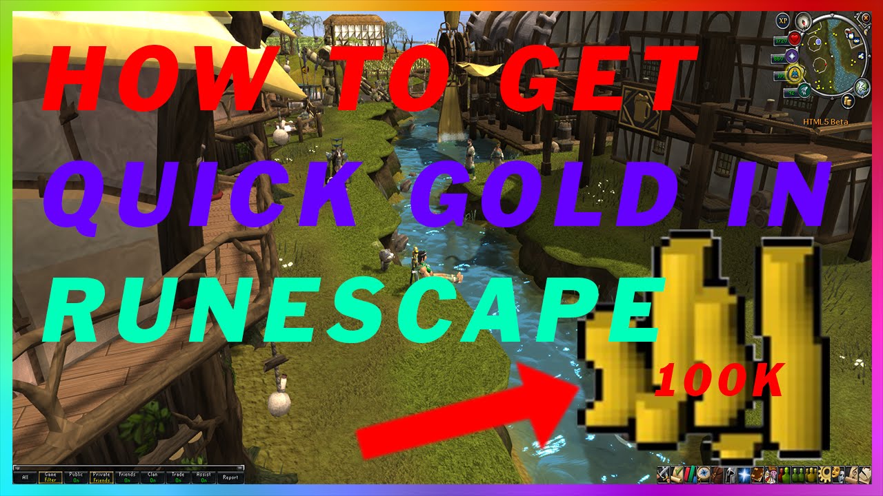 HOW TO MAKE QUICK GOLD IN RUNESCAPE OLDSCHOOL GOLD FARMING GLITCH - YouTube