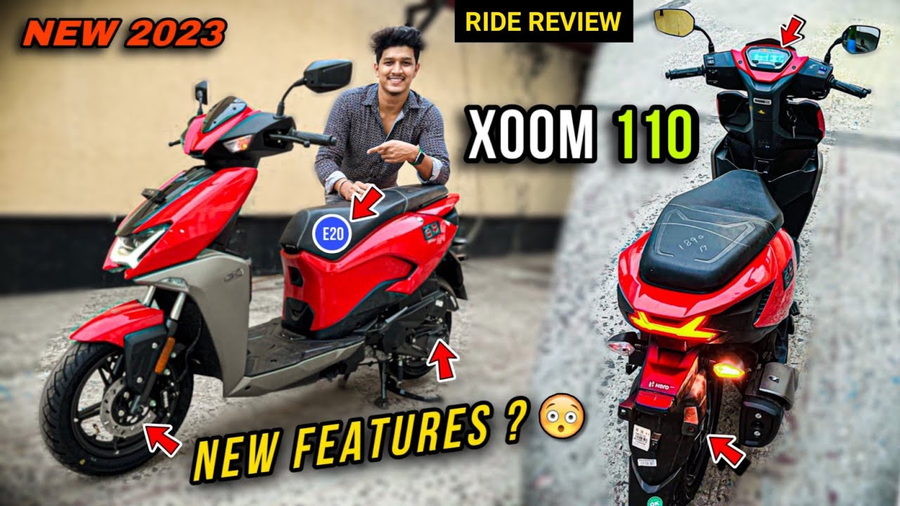 Finally 😱 Hero Xoom 110 OBD-2 E20 BS7 New Model 2023 RIDE REVIEW - New ...