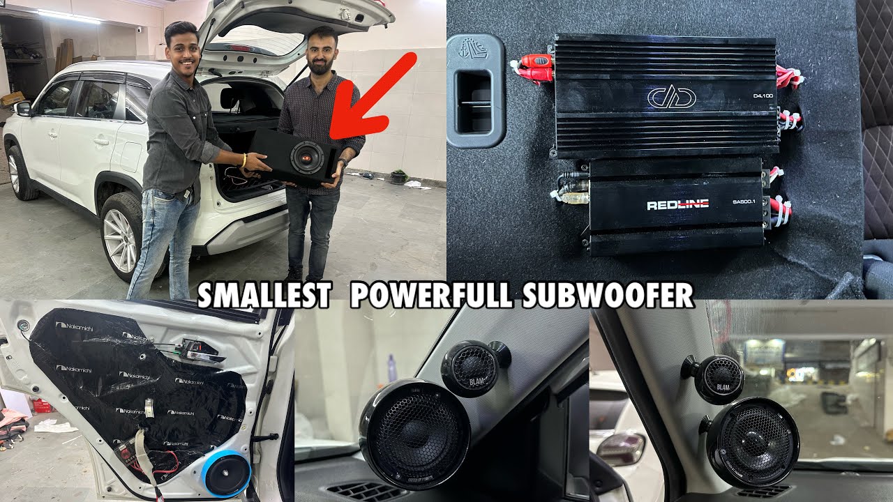 Installing smallest 6.5 inches subwoofer | Grand vitara modified | 3 ...