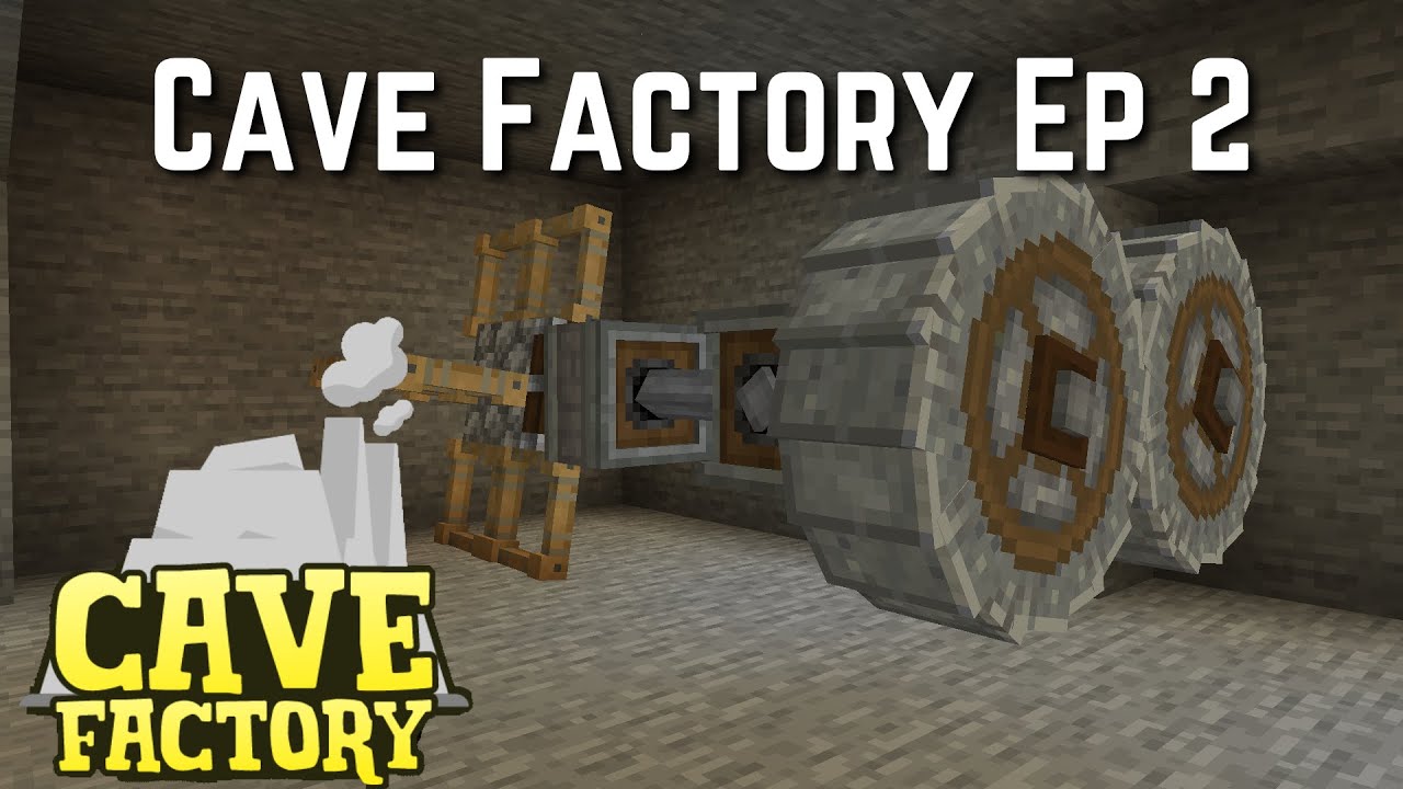Creating with the Create Mod | Minecraft Cave Factory #2 [Modded ...