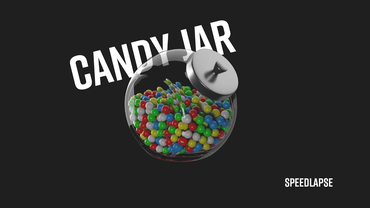 Speed Modeling Candy Jar - Maya - YouTube