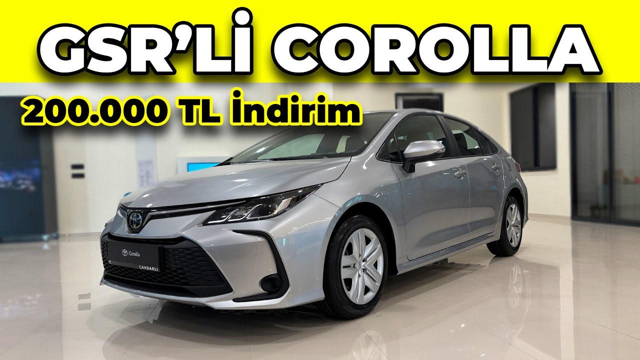 200 BİN TL İNDİRİMLİ GSR'Lİ COROLLA | Corolla Vision Plus | @OtoGrafi ...