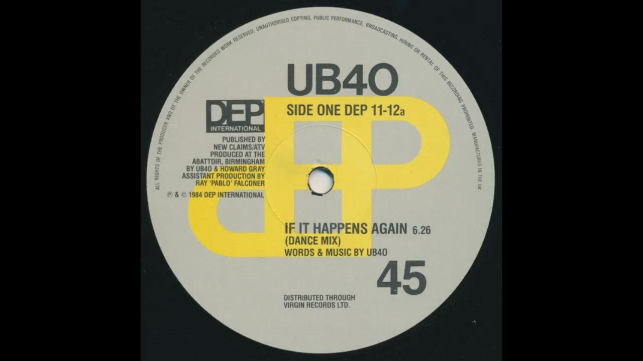 If It Happens Again (Dance Mix) - UB40 - YouTube