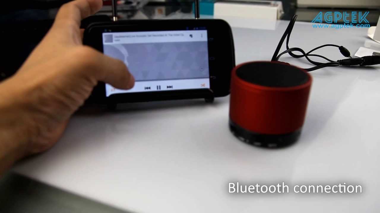 AGPtek BeatBox Mini Bluetooth Speaker - YouTube