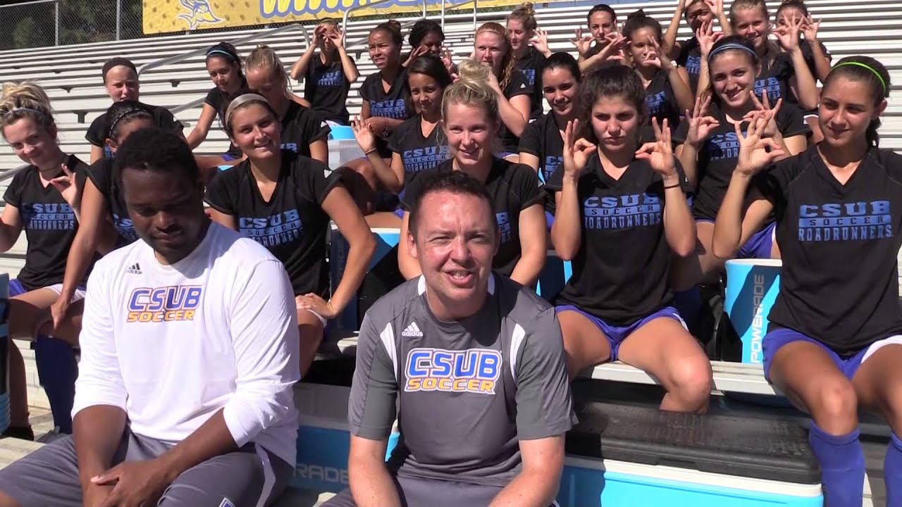 CSUB WOMENS SOCCER ICE BUCKET CHALLENGE - YouTube