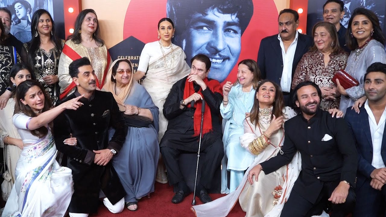Ranbir Kapoor, Alia Bhatt and All Kapoor Family Visuals | 100 Glorious ...