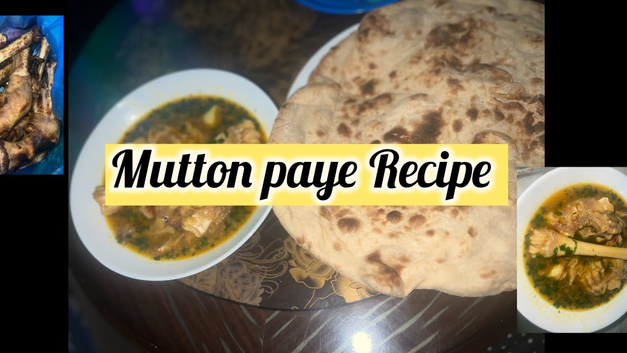 Mutton Paye Recipe 🍛 - YouTube