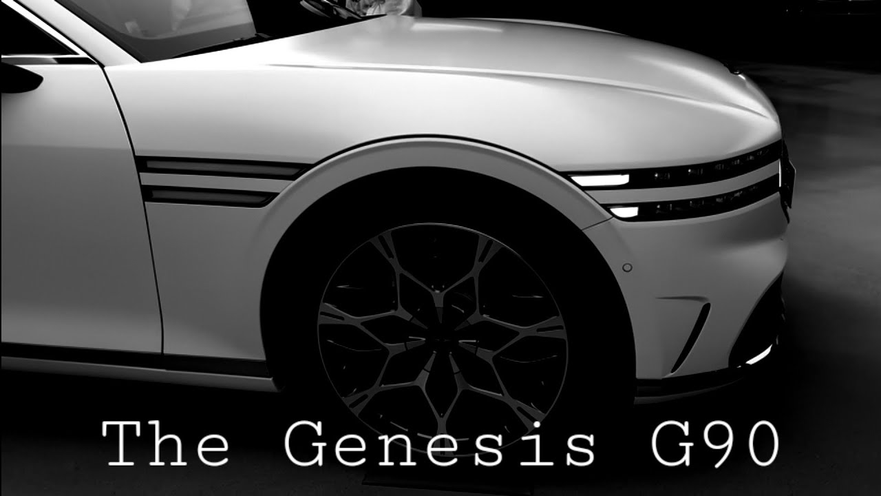 GENESIS G90 in Verbier White Matte | "Rare but Distinctively Polarising ...