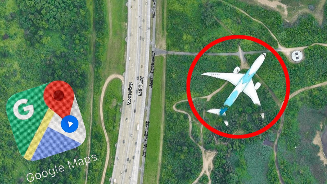 Chinese Plane Lying on the ground found on Google Maps - YouTube