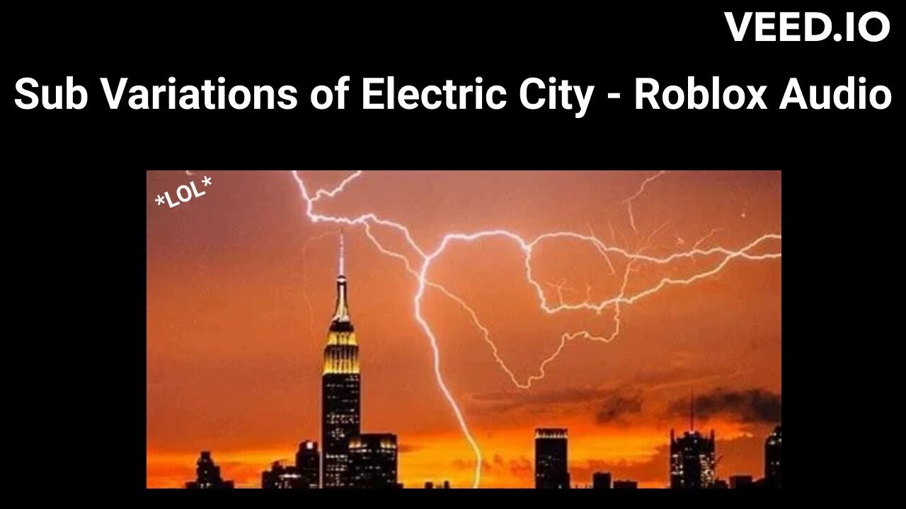 Sub Variations of Electric City - Roblox Audio - YouTube