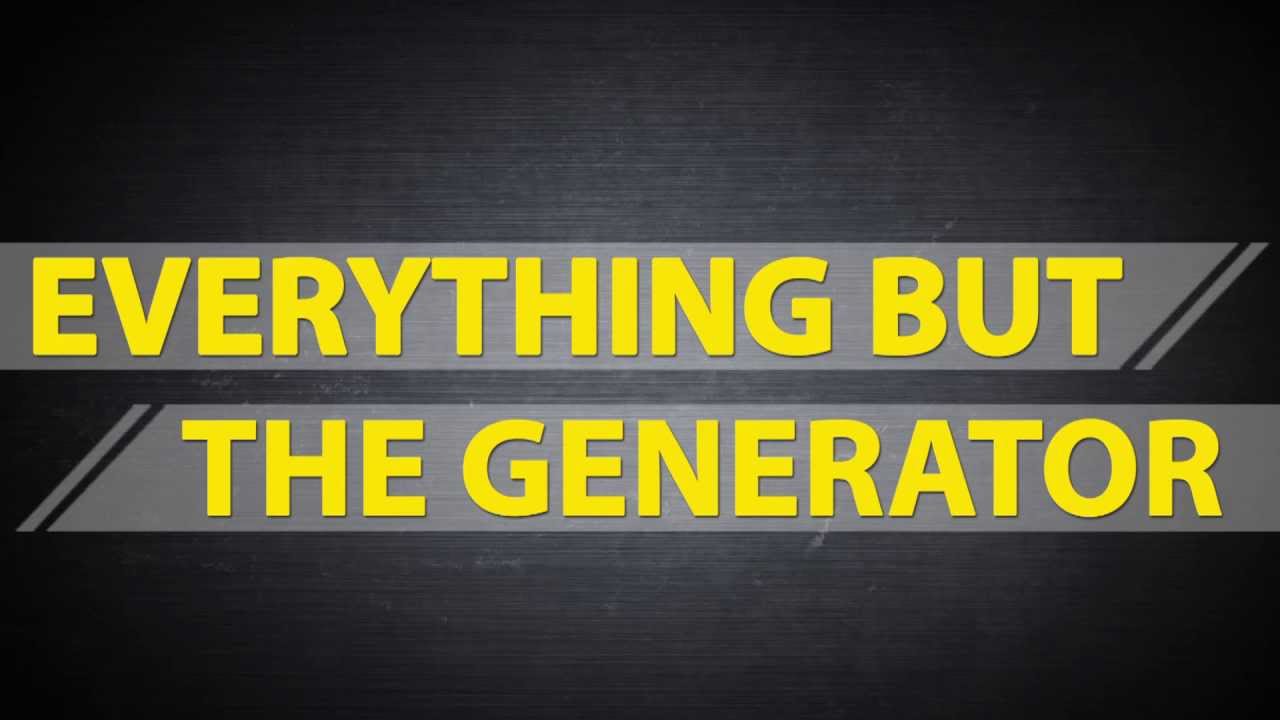 Global Power Components - Everything But The Generator - YouTube