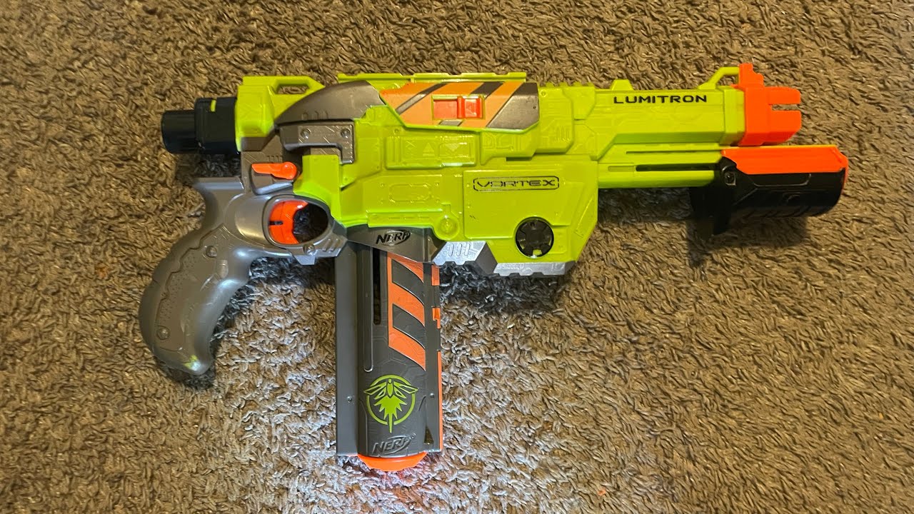 NERF VORTEX LUMITRON REVIEW | FIRING DEMO - YouTube