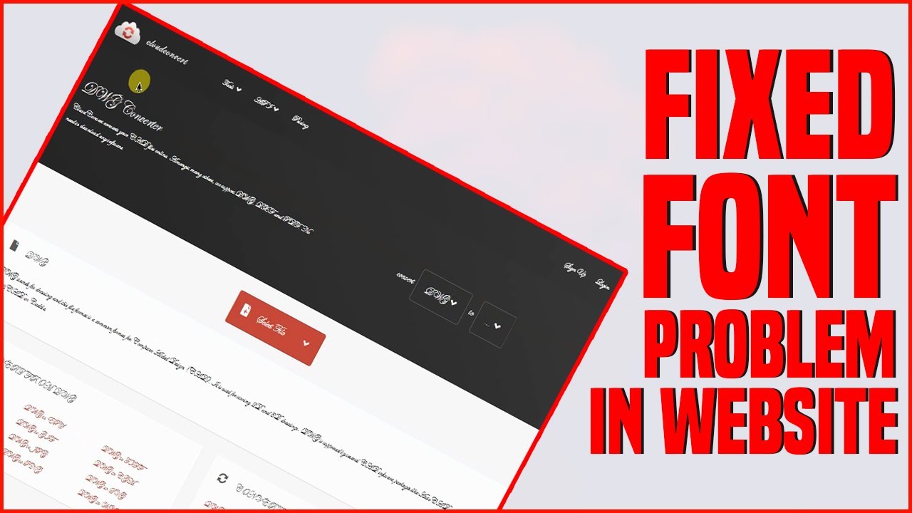 Fix Font Issues on Websites– Easy Browser Fix for Chrome, Firefox ...
